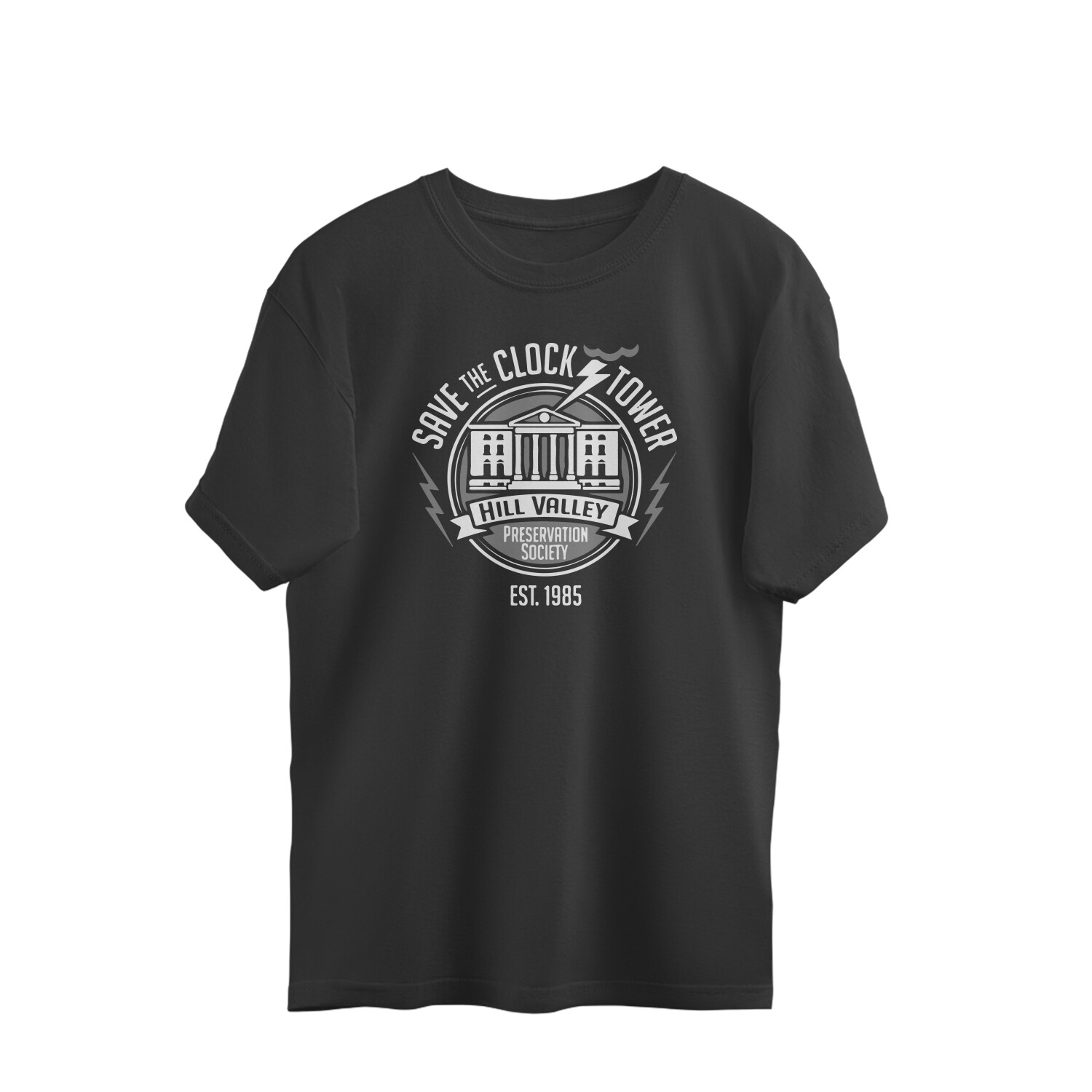 Back to the Future Oversized T-shirt | Clock tower - Wittee