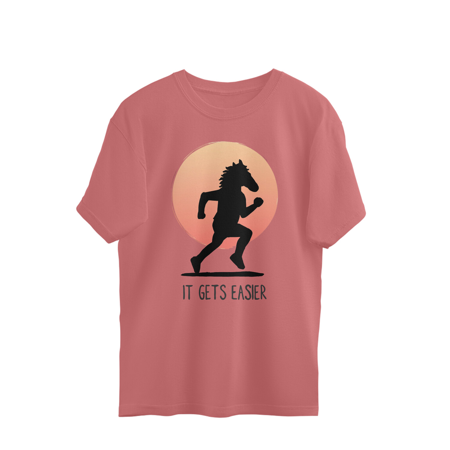 Bojack Horseman Oversized T-shirt | It gets easier - Wittee