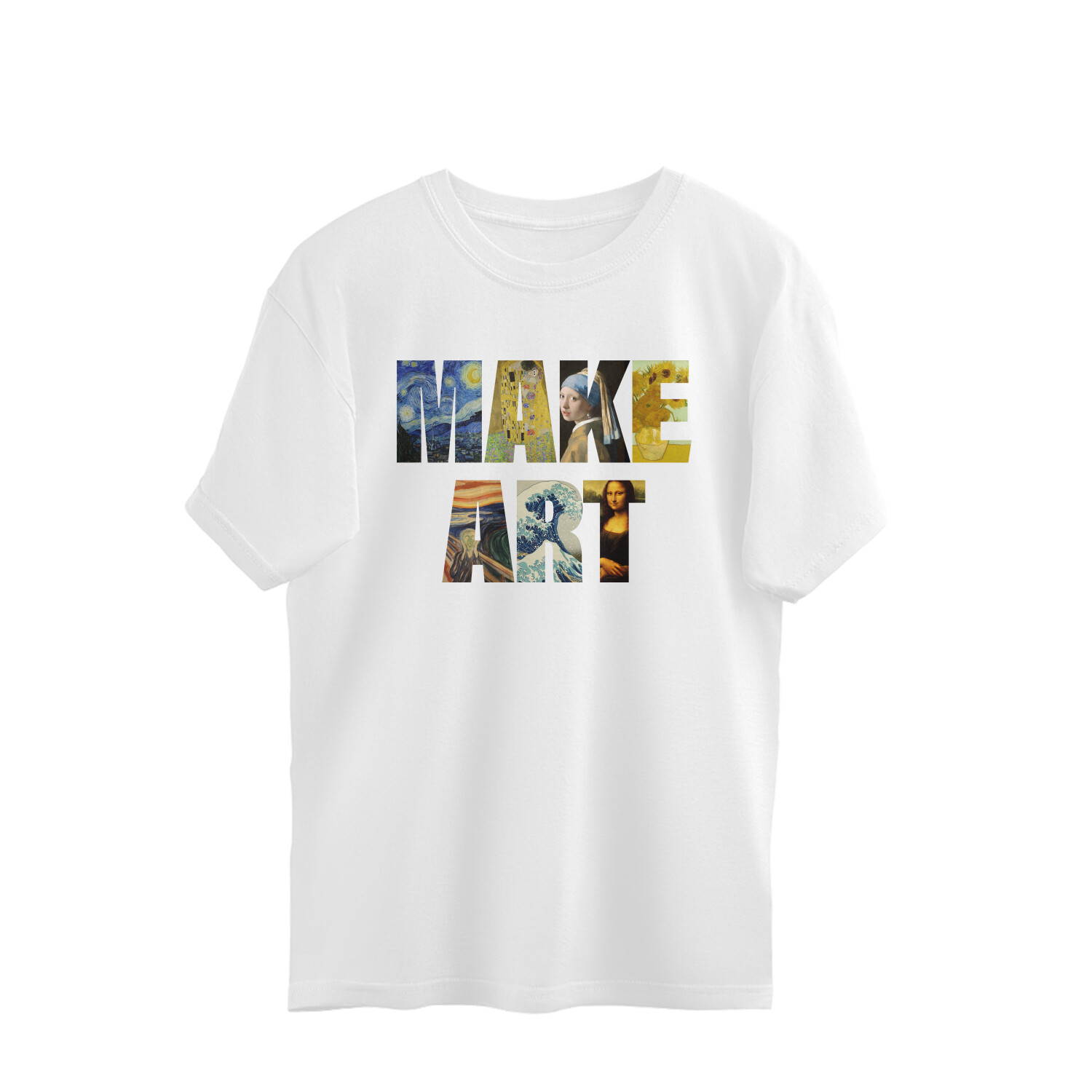 Classical Art Oversized T-shirt | Make Art - Wittee