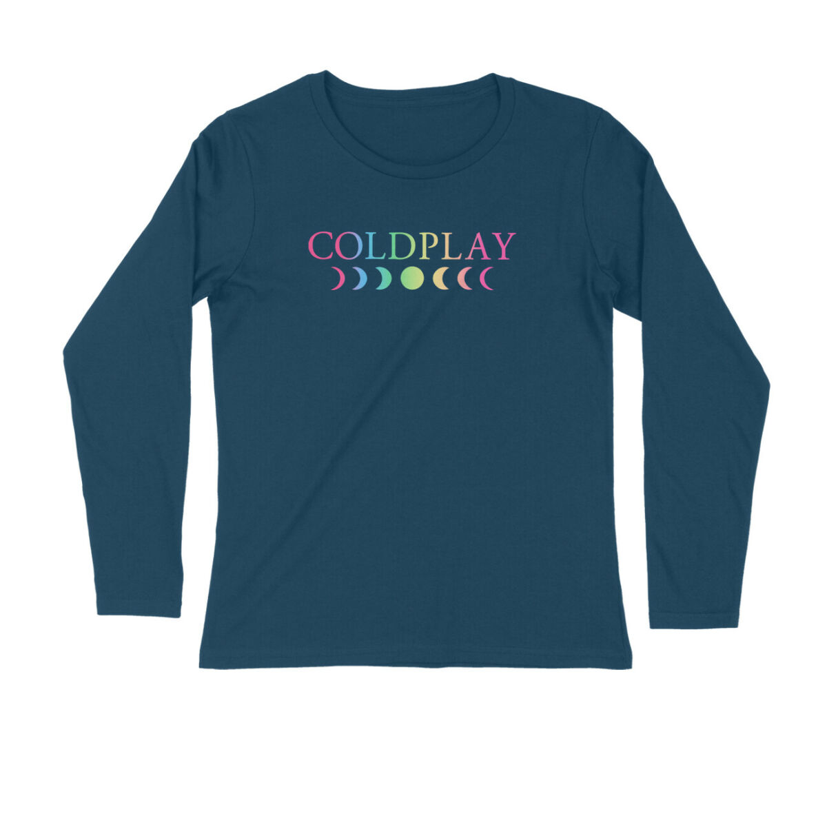 Coldplay Full Sleeves T-shirt (both sides) spheres indian art - Wittee