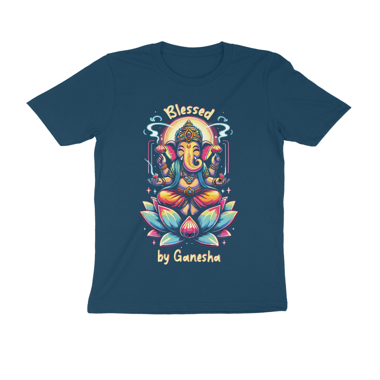 Ganesh ji T-shirt | Blessed by Ganesha T-shirt - Wittee