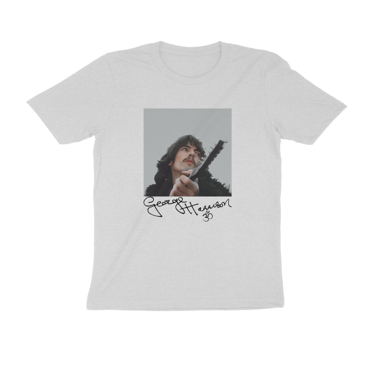 George Harrison T Shirt | Portrait and Signature - Wittee