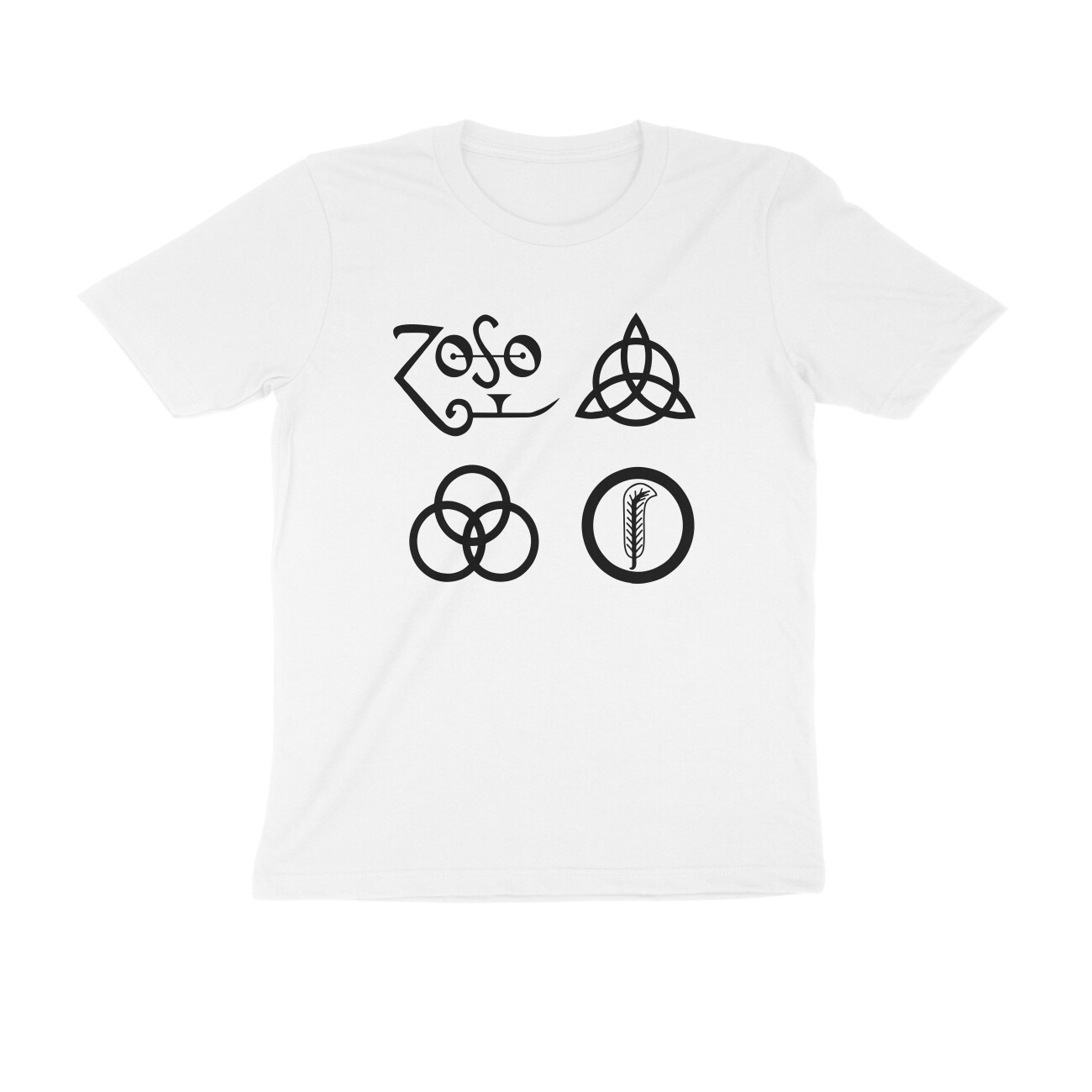 Led Zeppelin T-Shirt (both sides) | Symbols - Wittee