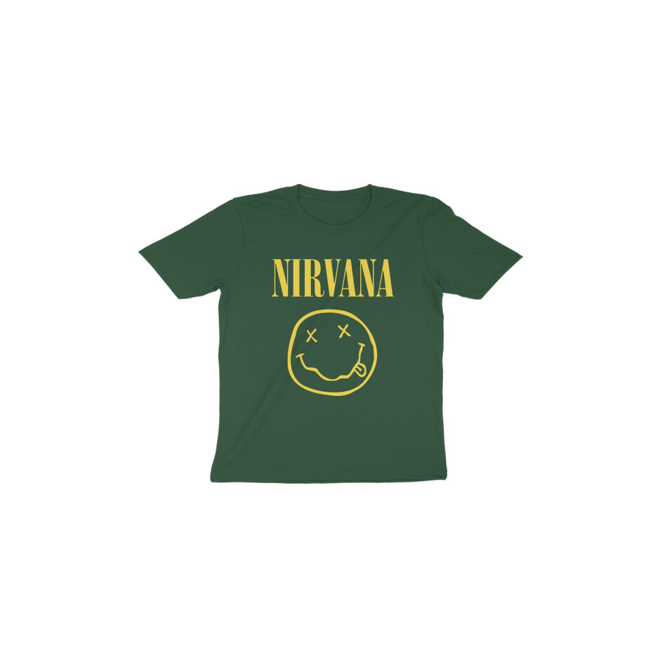 Nirvana Kids' T-Shirt | smiley face - Wittee