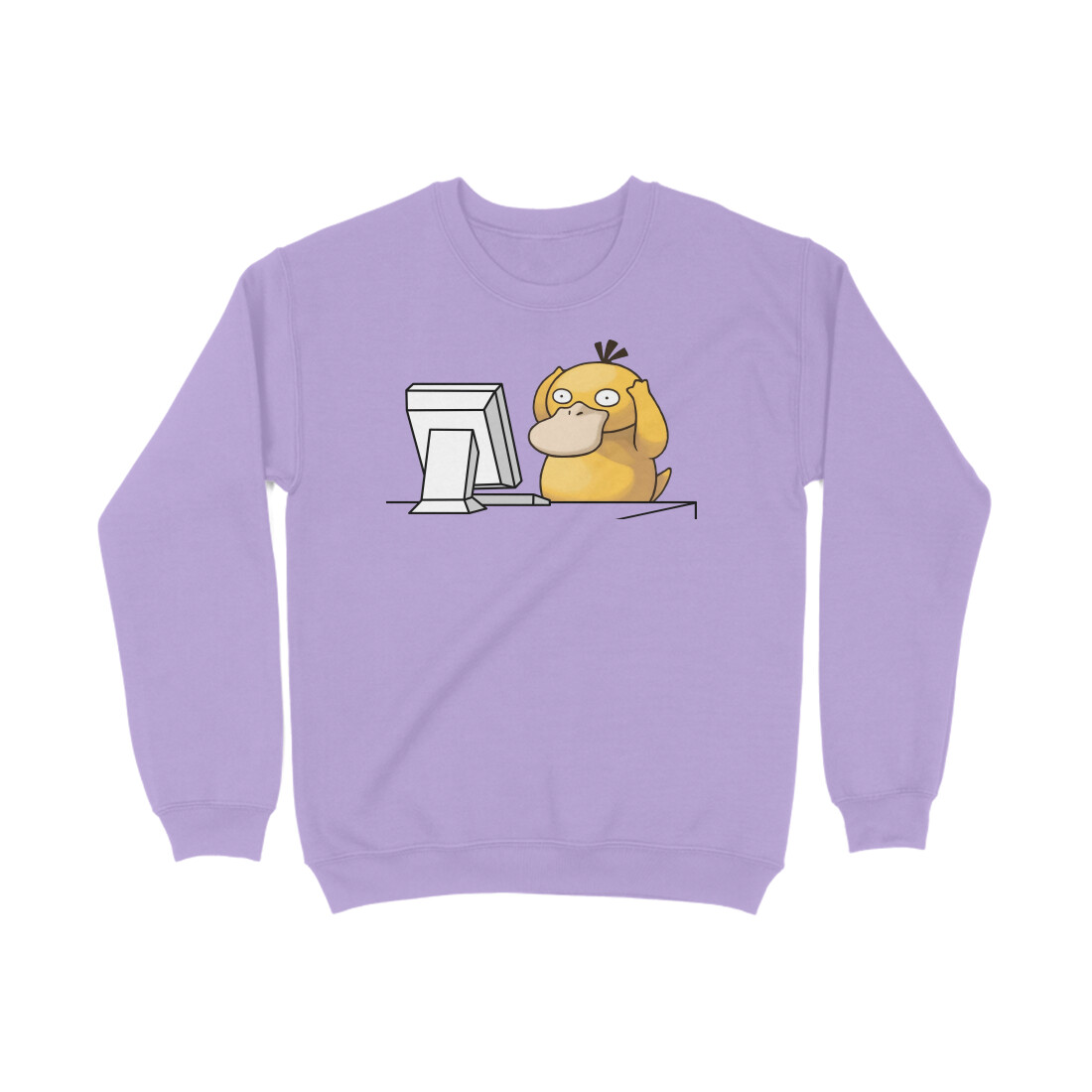 Psyduck computer meme sweatshirt - Wittee