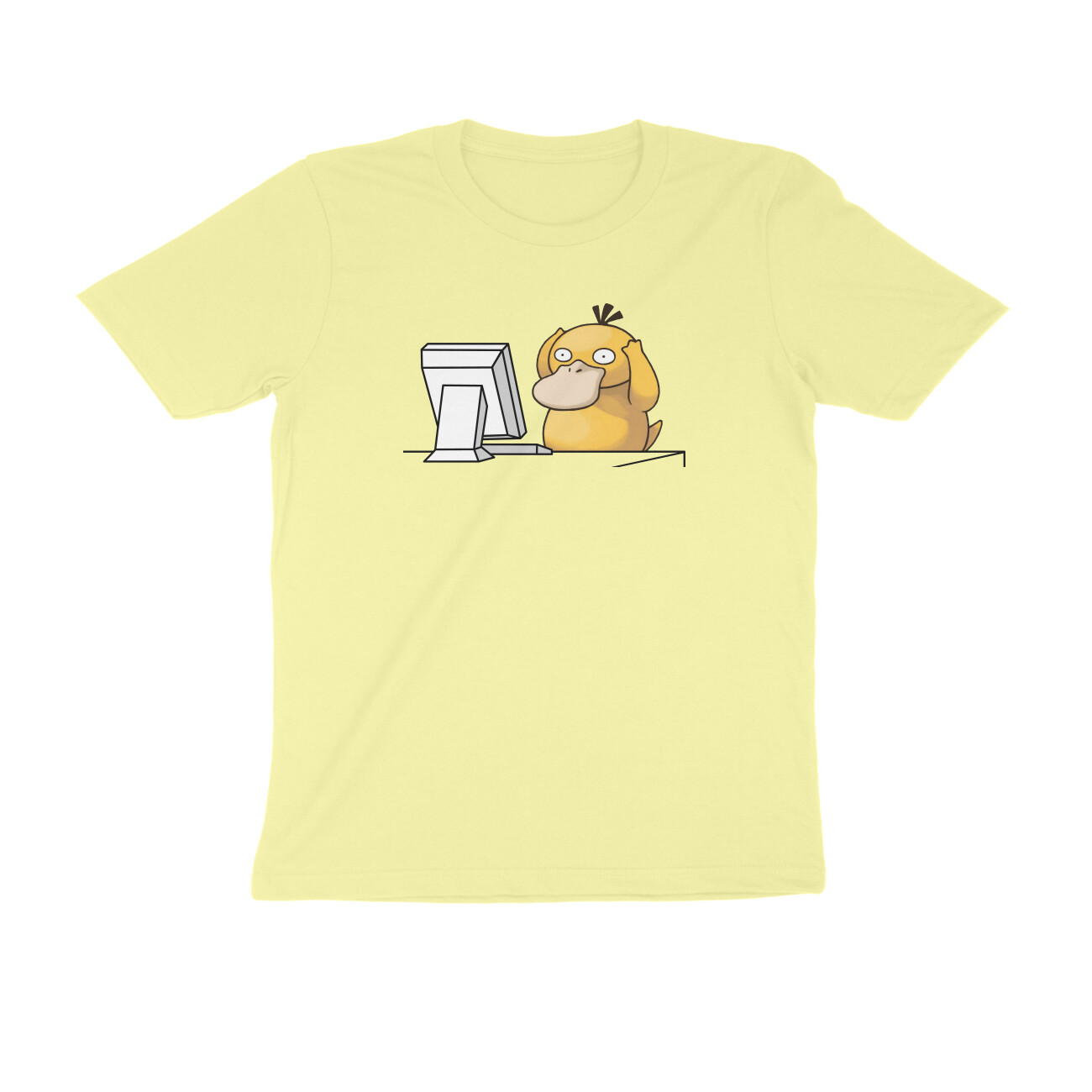 Psyduck Computer Meme T-shirt - Wittee