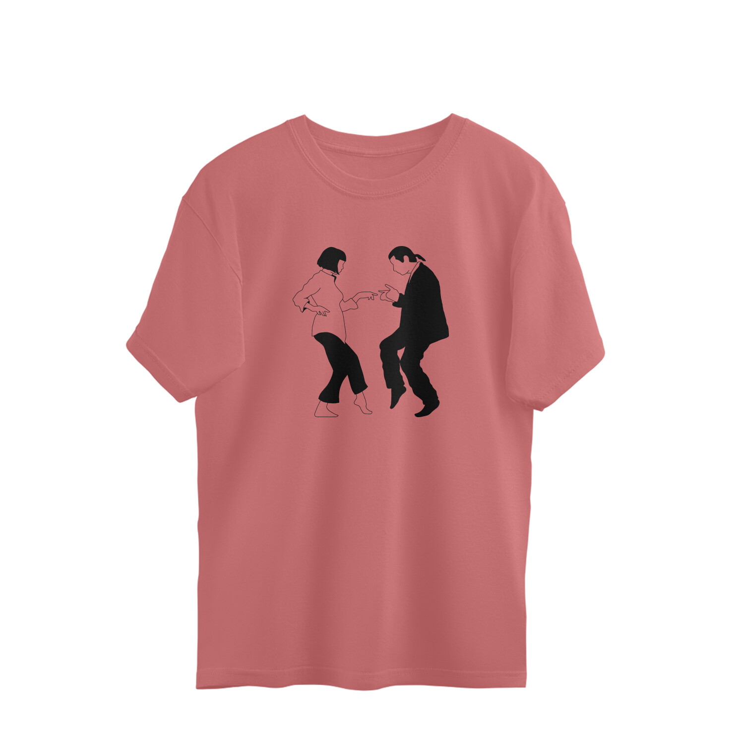 Pulp Fiction Oversized T-Shirt | Mia and Vincent Dance Scene - Wittee
