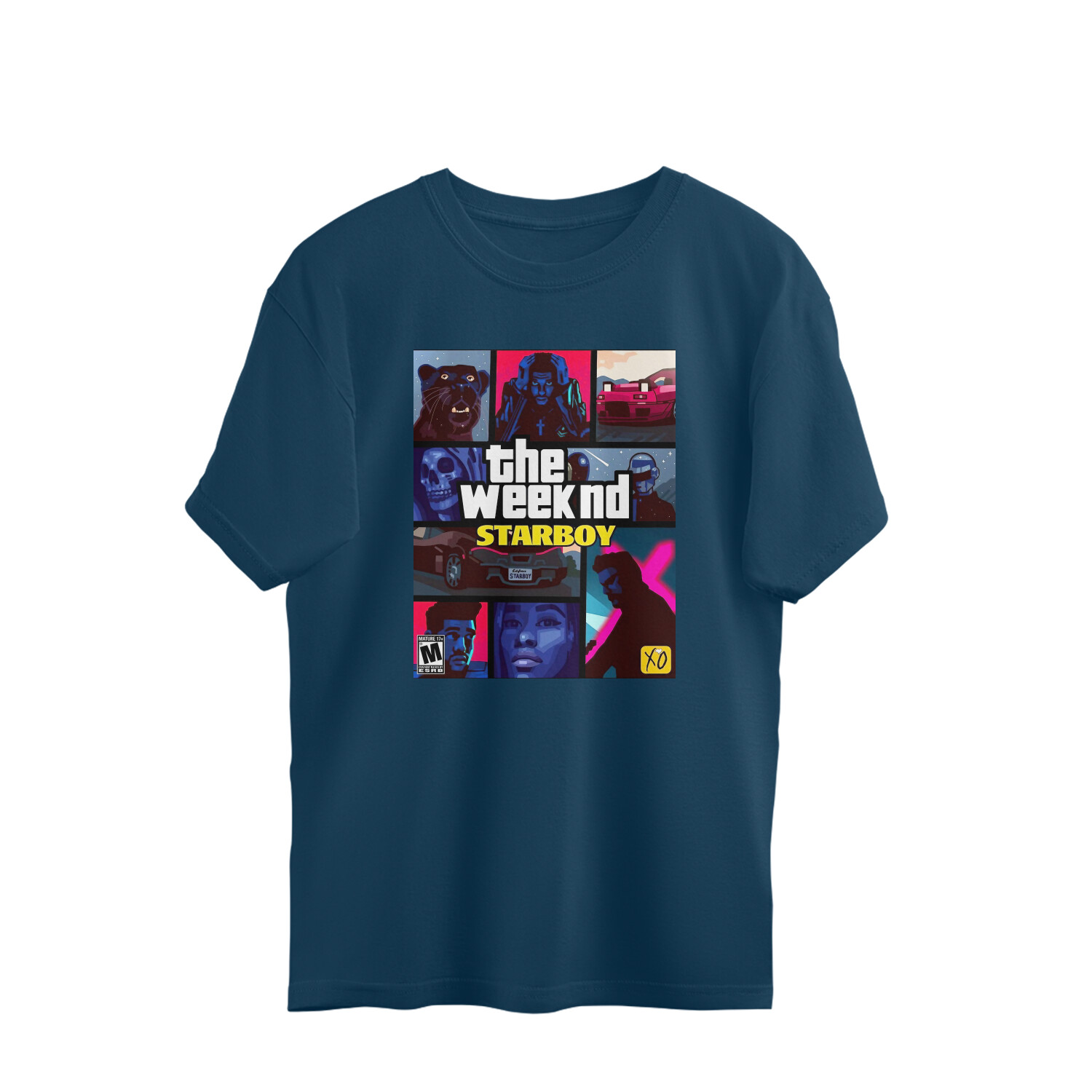 The Weeknd Oversized T-Shirt | GTA x Starboy - Wittee