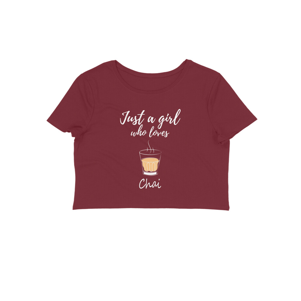 Chai Lover Crop Top | Tea Lover - Wittee
