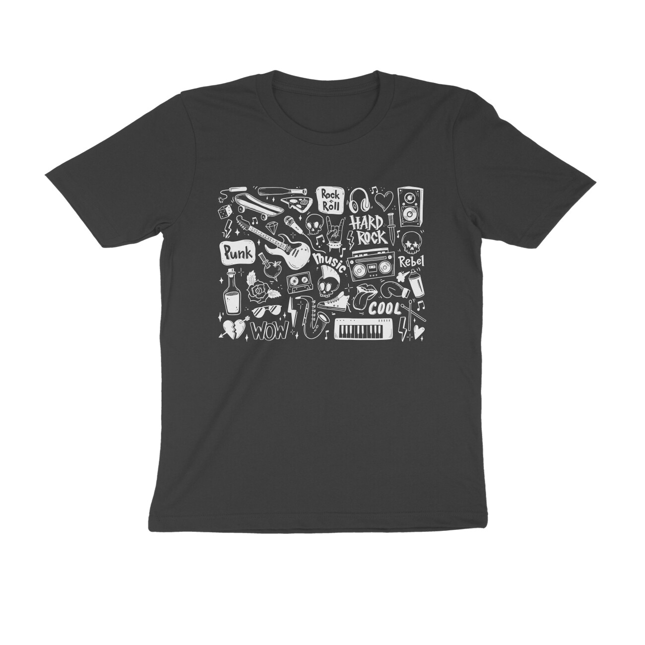 Rock N Metal Doodle T-Shirt - Wittee