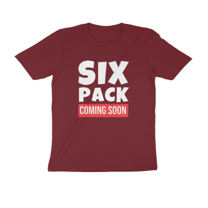 Six pack coming soon T-shirt (customized) - Wittee