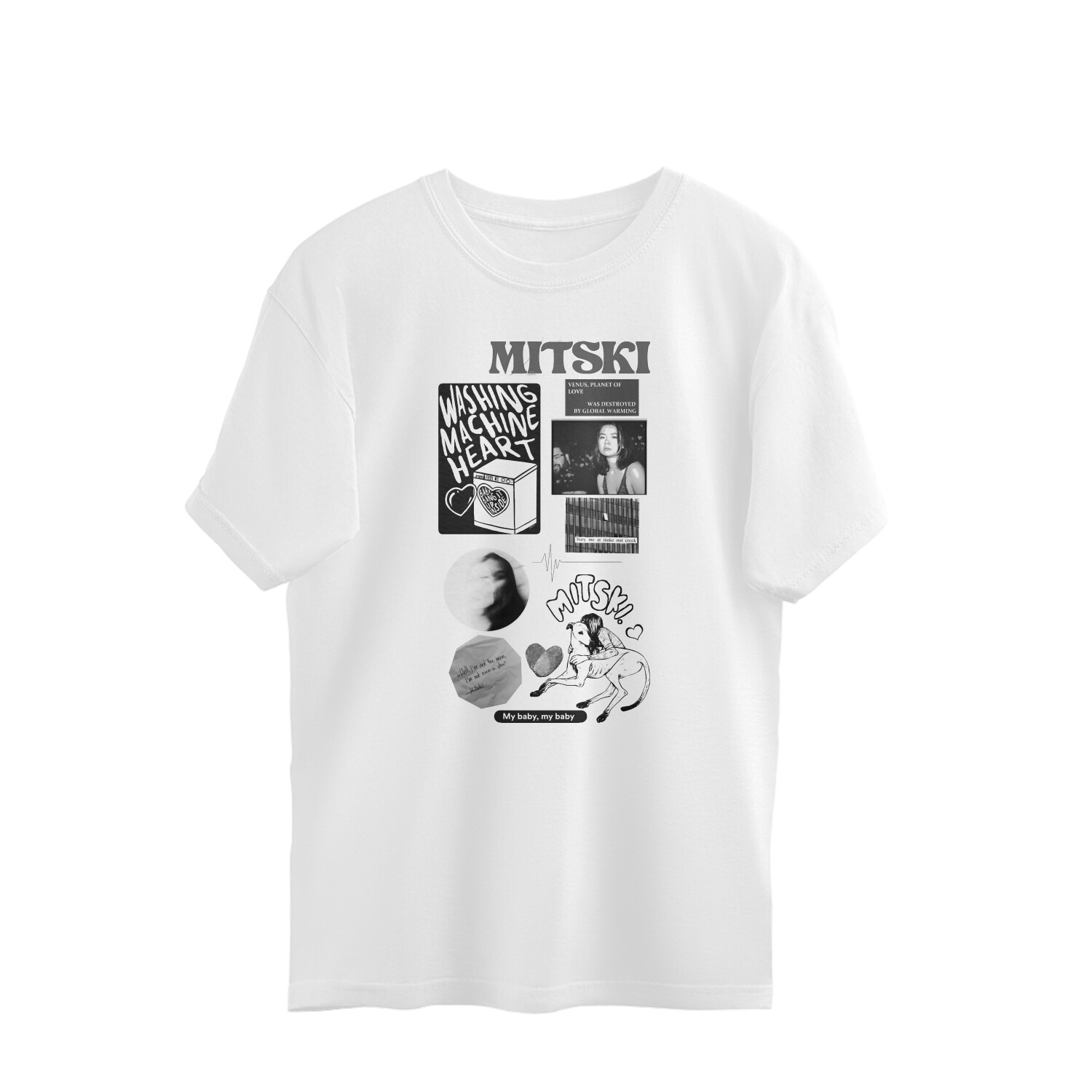 Mitski Oversized T-shirt | Collage - Wittee