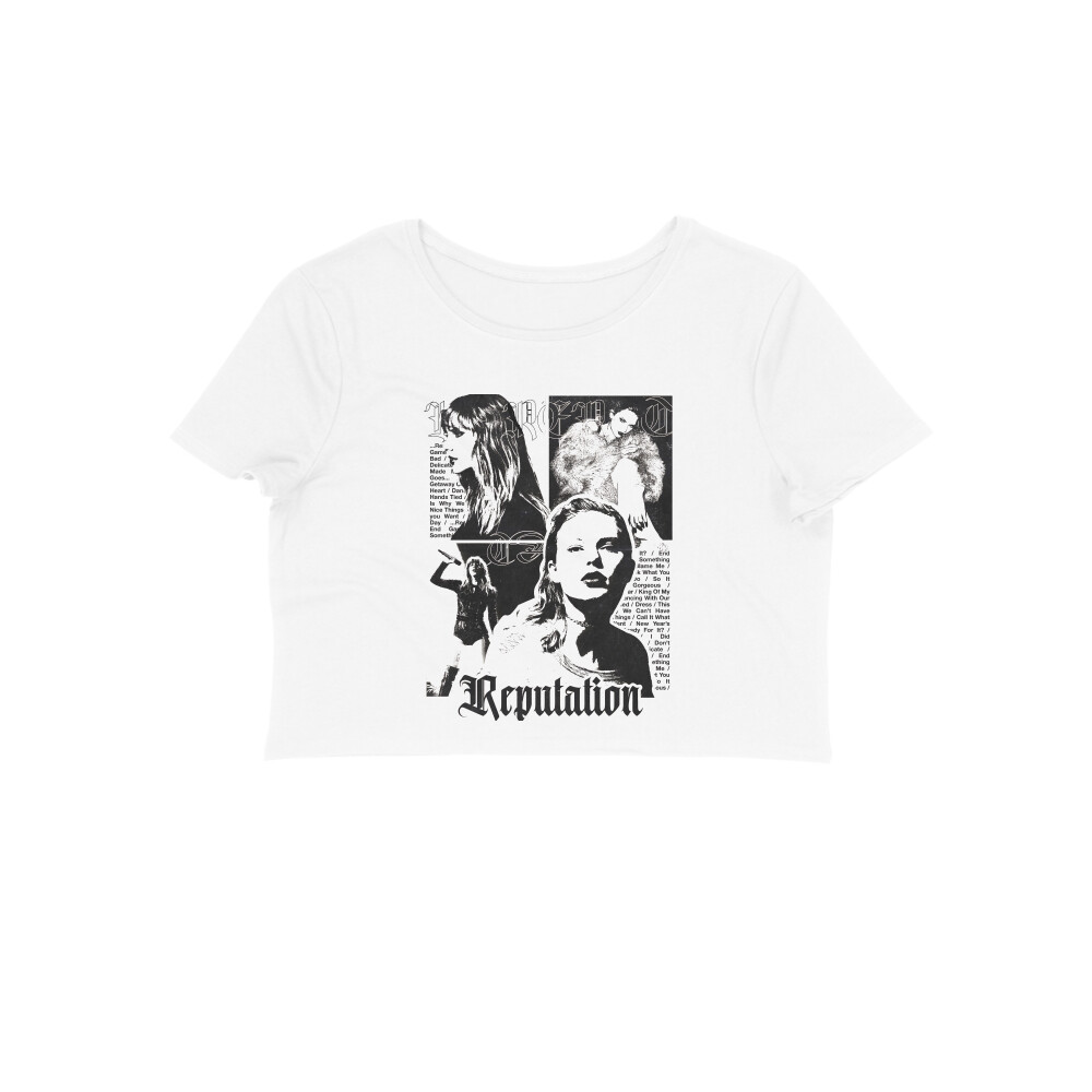 Taylor Swift Crop Top | Reputation - Wittee