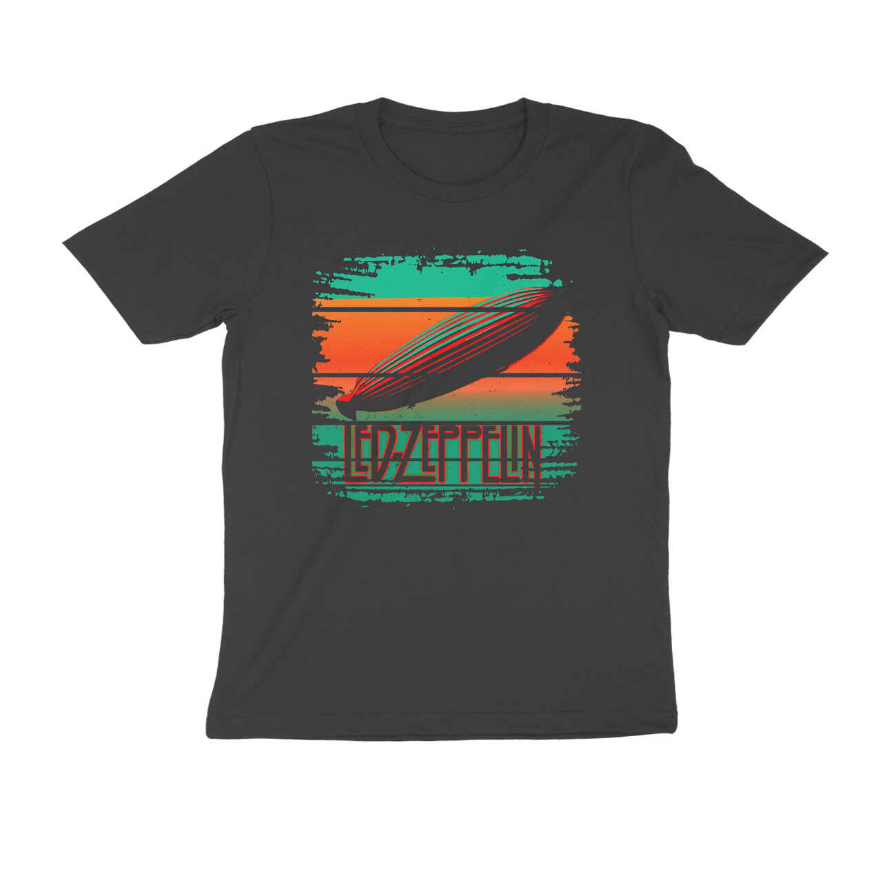 Led Zeppelin T-shirt | Grunge Paint Brush - Wittee